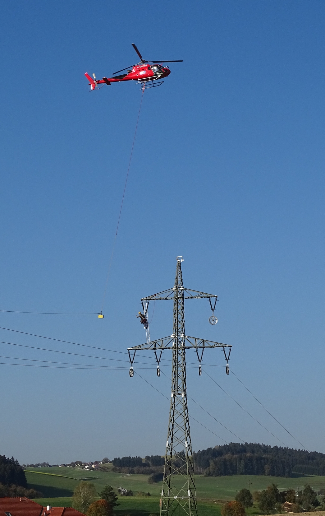 Von Mast zu Mast: Kommt ein Seil angeflogen ... - Hochspannungsblog